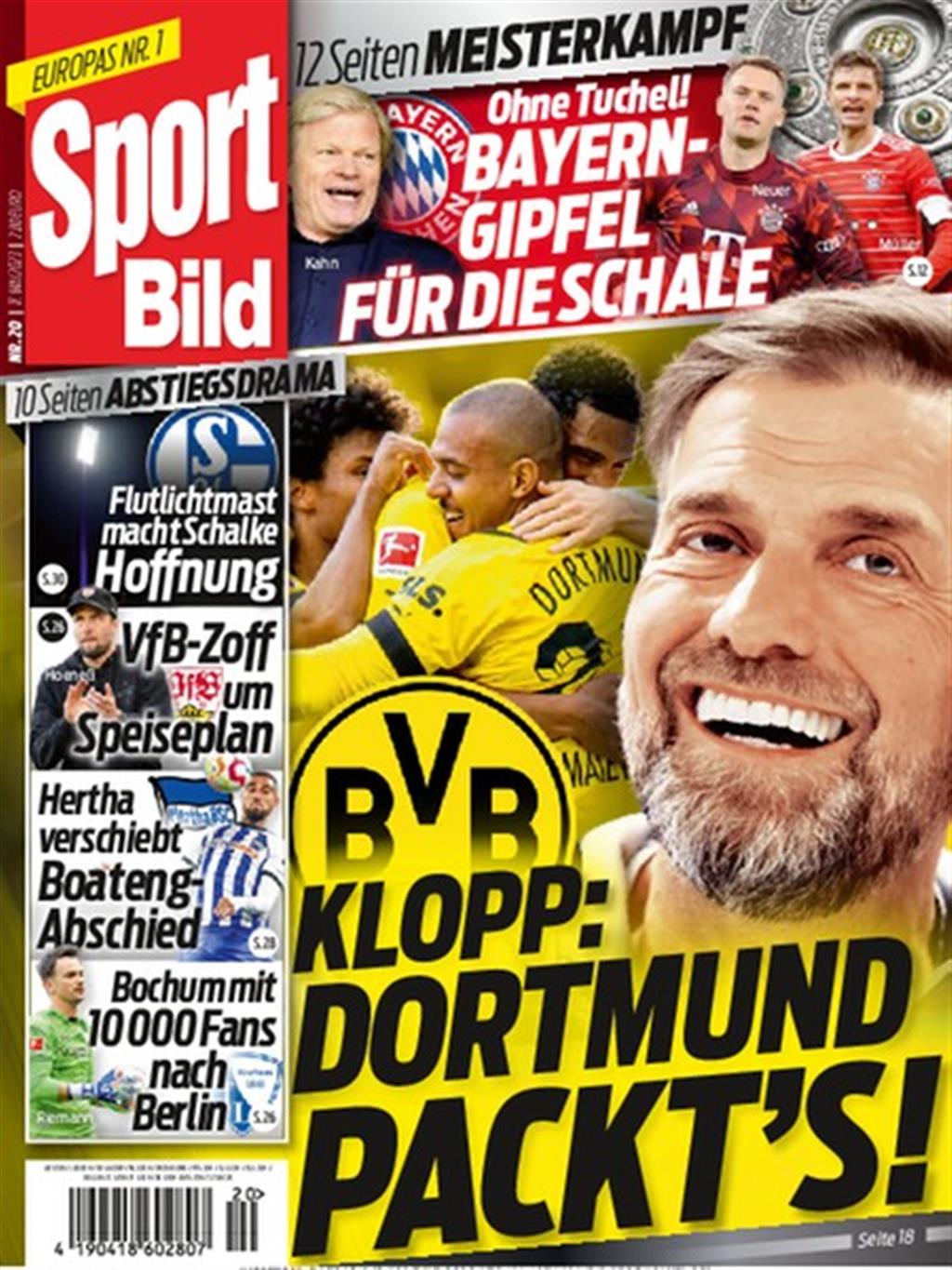 Sport Bild Abo 35% Rabatt auf Mini- und Geschenkabo Presseplus.de
