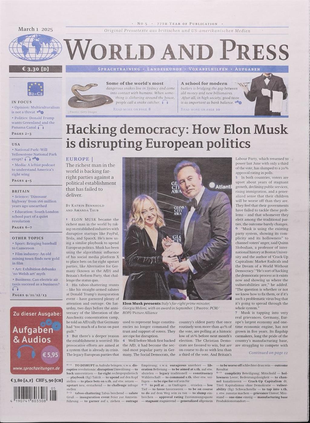World and Press Abo sicher & einfach bestellen
