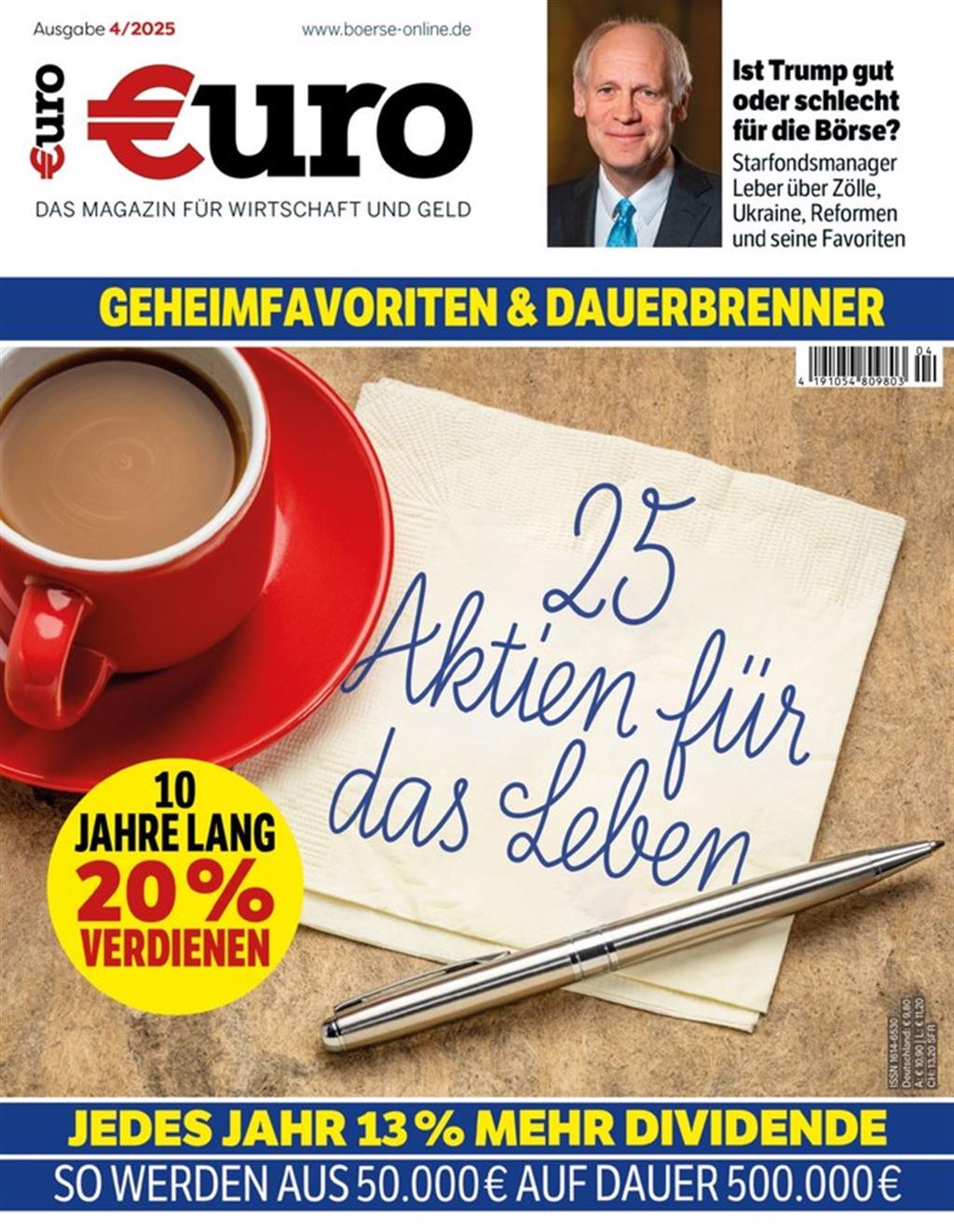 Euro Magazin Wirtschaft und Geld Abo sicher & einfach bestellen