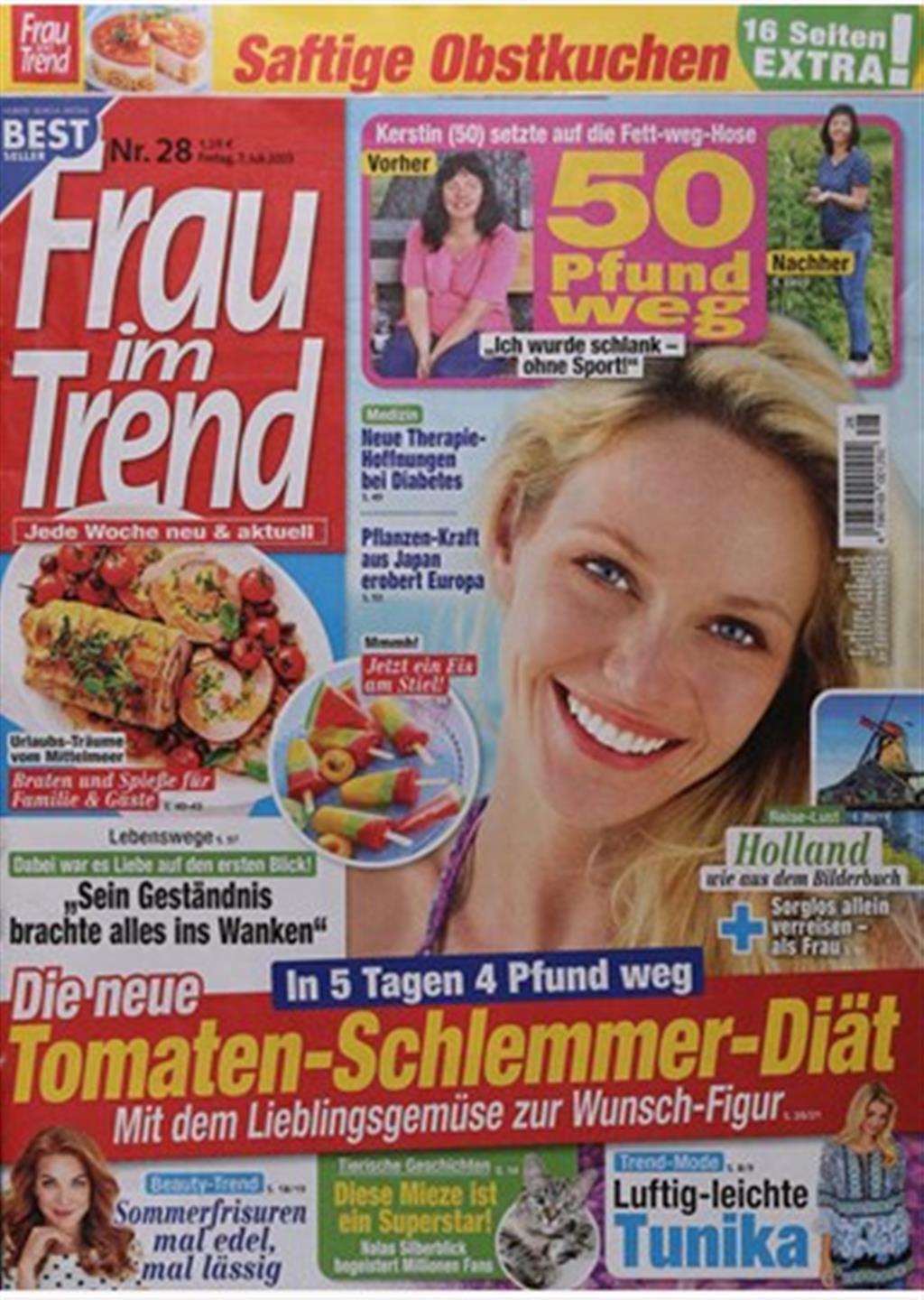 Frau im Trend Abo 35% Rabatt auf Mini- und Geschenkabo Presseplus.de