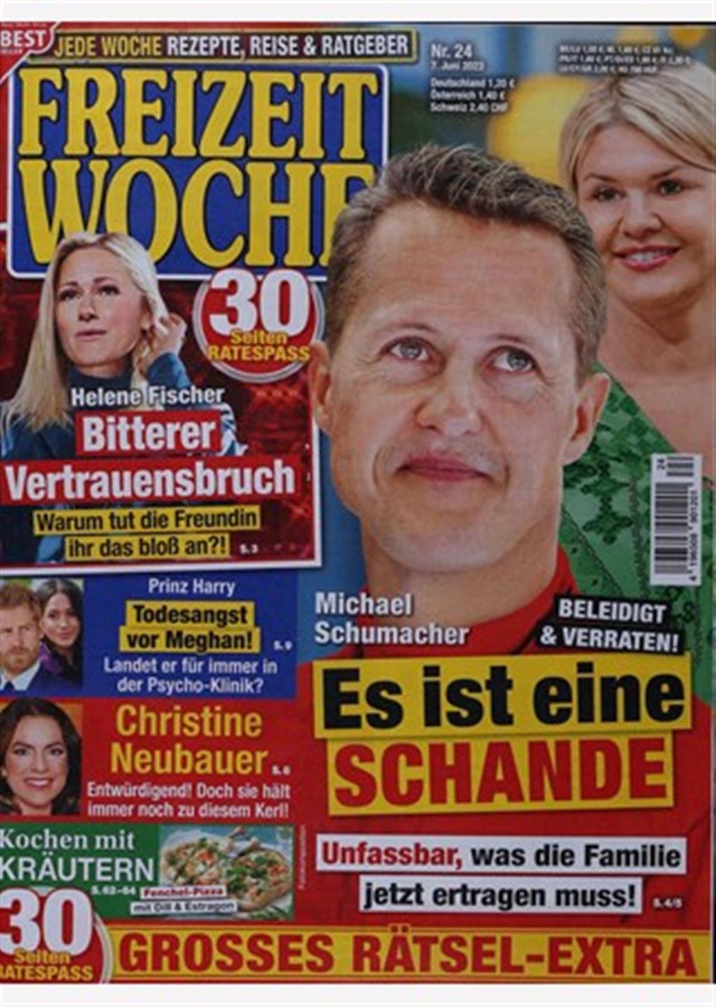 Freizeitwoche Abo 35% Rabatt auf Mini- und Geschenkabo Presseshop.ch