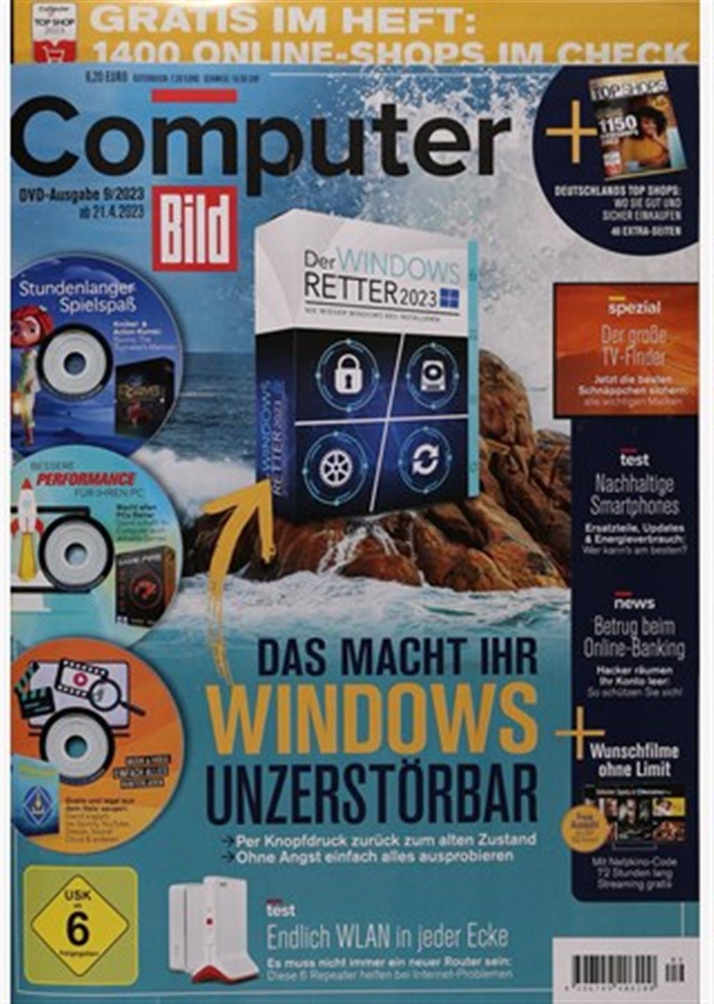 Computer Bild DVD Abo 35% Rabatt auf Mini- und Geschenkabo Presseplus.de