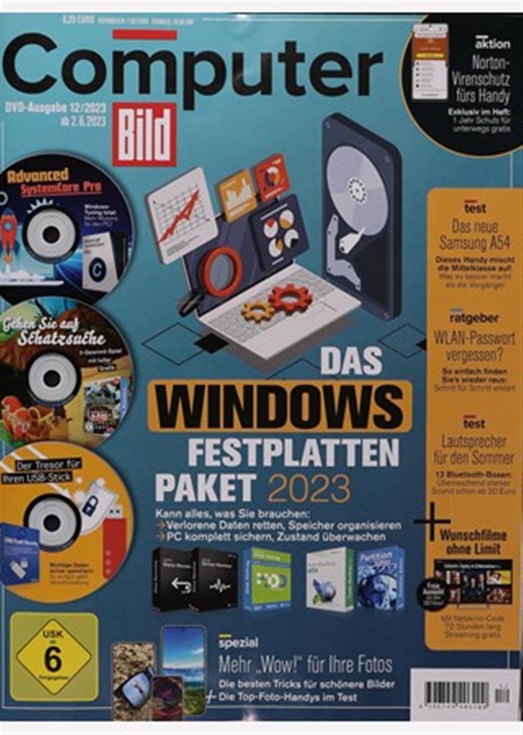 Computer Bild DVD Abo 35% Rabatt auf Mini- und Geschenkabo Presseshop.ch