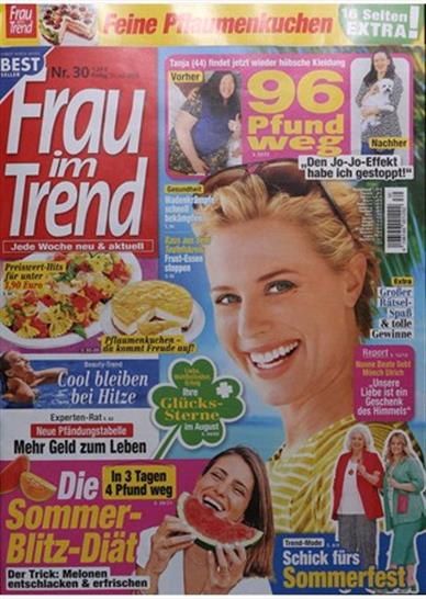 Frau im Trend Abo 35% Rabatt auf Mini- und Geschenkabo Presseplus.de