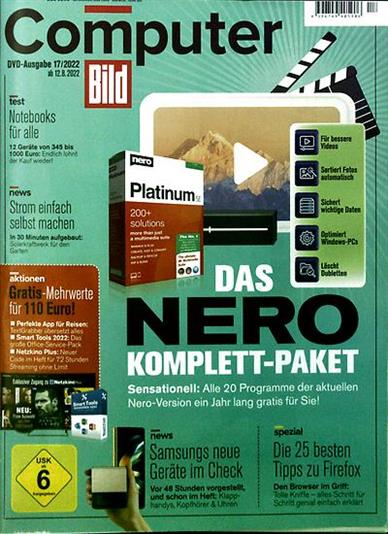 Computer Bild DVD Abo 35% Rabatt auf Mini- und Geschenkabo Presseplus.de