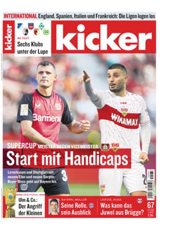Kicker 35% Rabatt auf Mini- und Geschenkabo Presseplus.de