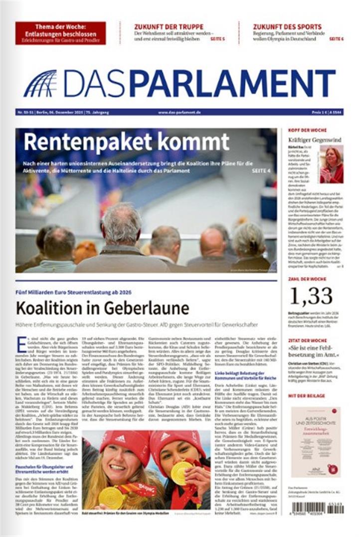 Parlament Abo sicher & einfach bestellen