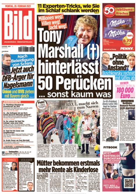 BILD Abo 35% Rabatt auf Mini- und Geschenkabo Presseplus.de