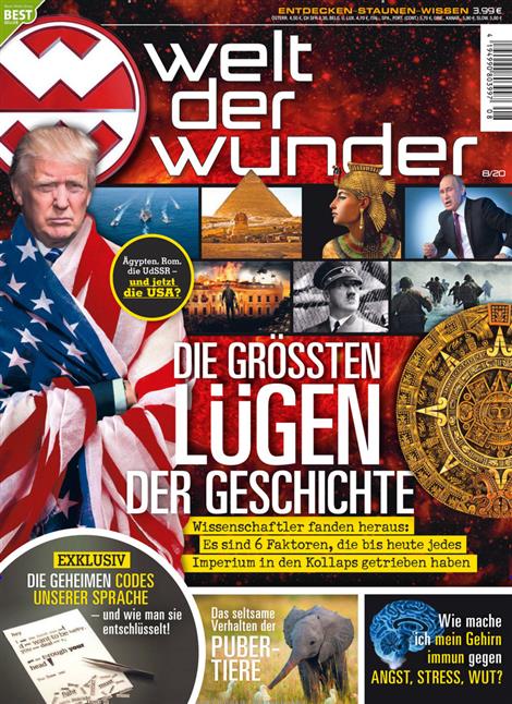 Welt der Wunder Abo 35% Rabatt auf Mini- & Geschenkabo Presseplus.de
