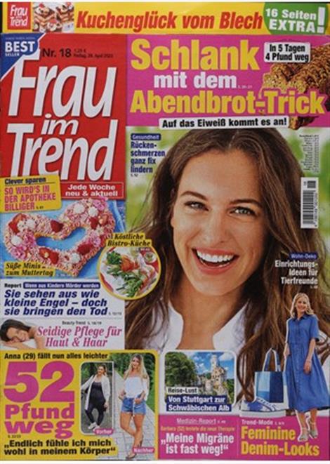 Frau im Trend Abo 35% Rabatt auf Mini- und Geschenkabo Presseplus.de