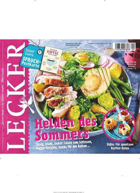 LECKER Abo LECKER Probe-Abo LECKER Geschenkabo bei Presseplus