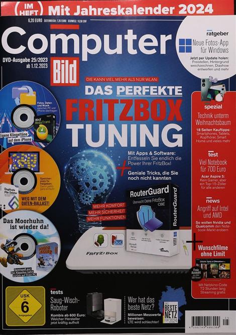 Computer Bild DVD 35% Rabatt auf Mini- und Geschenkabo Presseplus.de