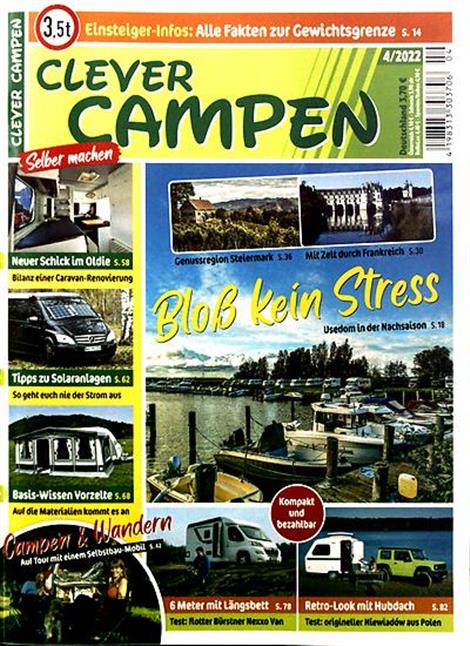 Clever Campen Abo 35% Rabatt auf Mini- und Geschenkabo Presseplus.de