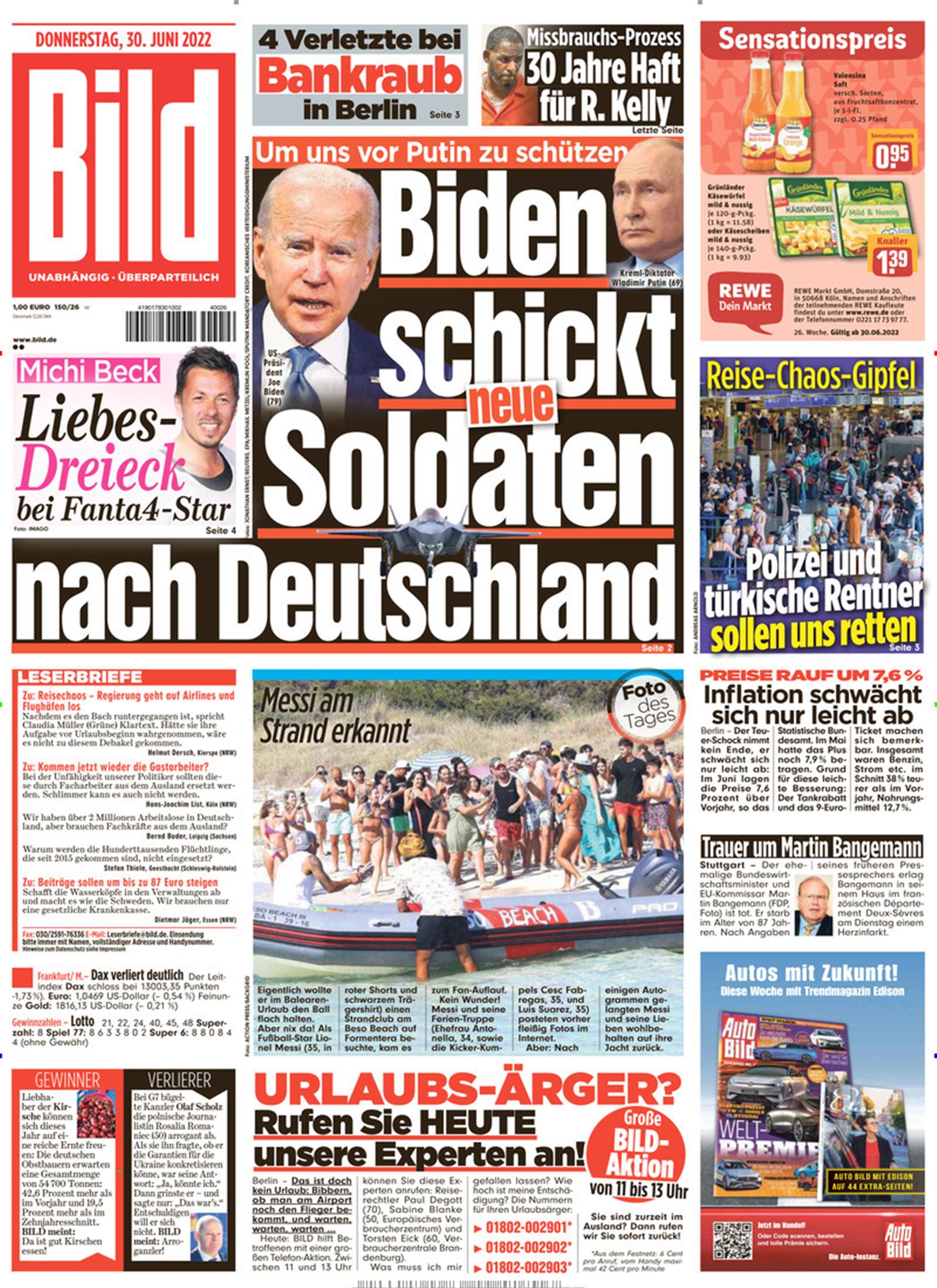 BILD Abo 35% Rabatt auf Mini- und Geschenkabo Presseplus.de