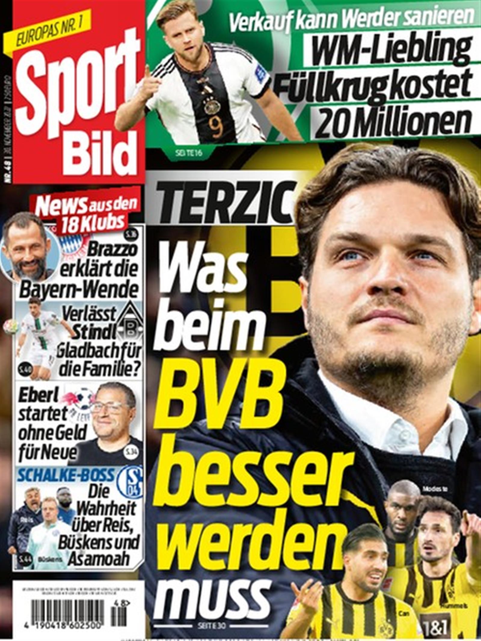 Sport Bild Abo 35% Rabatt auf Mini- und Geschenkabo Presseshop.ch