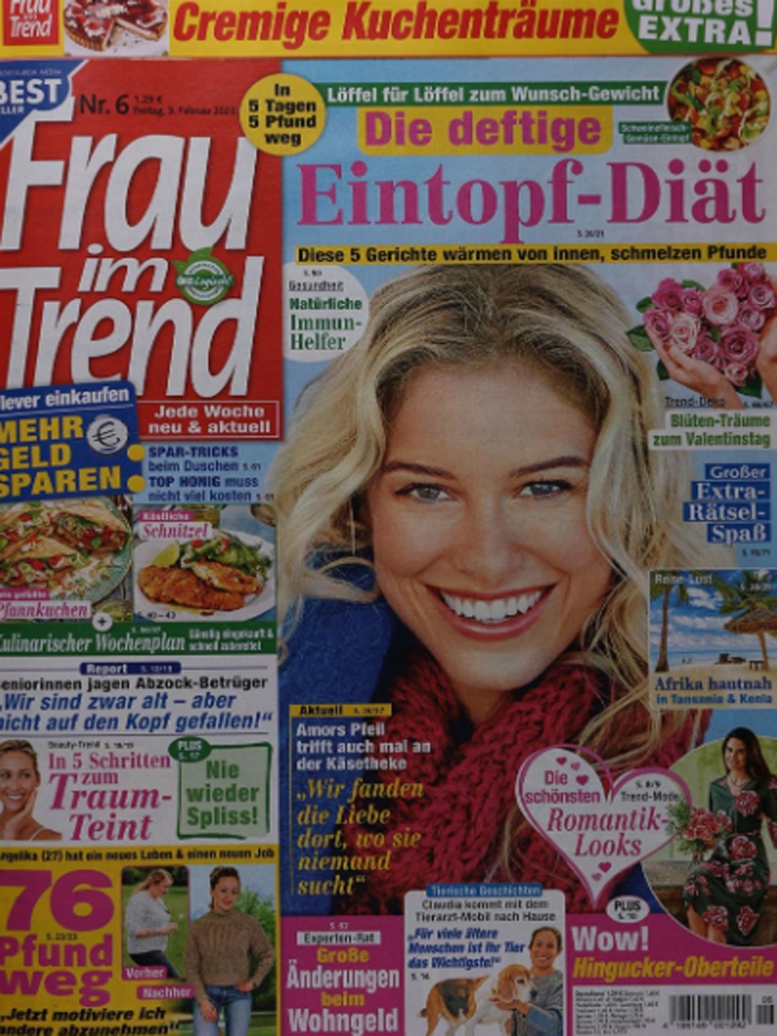 Frau im Trend Abo 35% Rabatt auf Mini- und Geschenkabo Presseplus.de