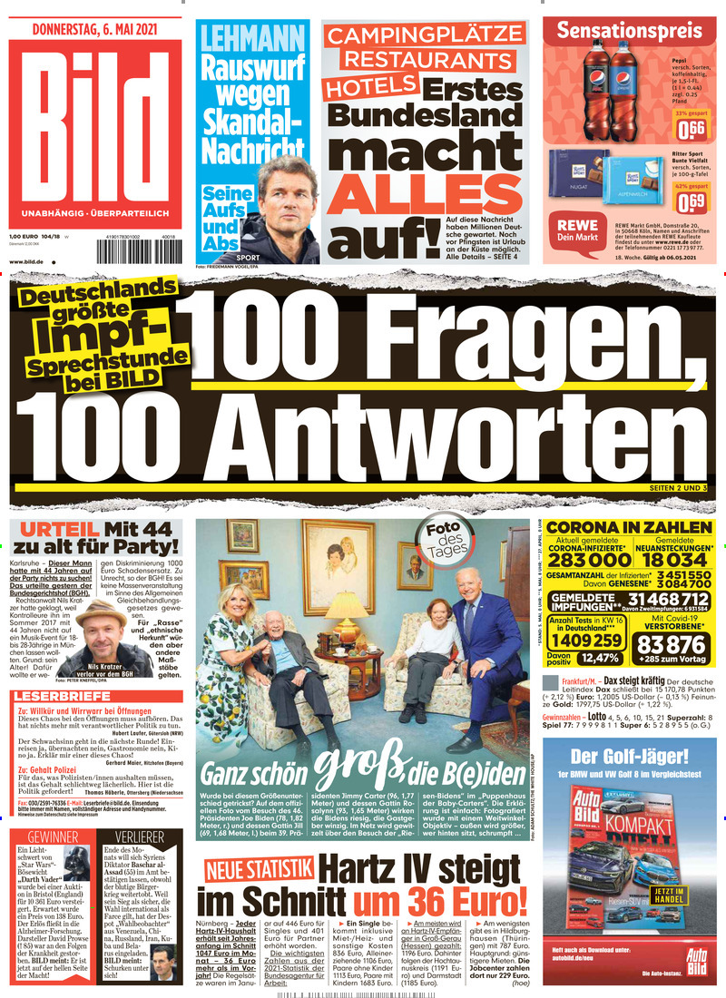 BILD Abo 35% Rabatt auf Mini- & Geschenkabo Presseplus.de