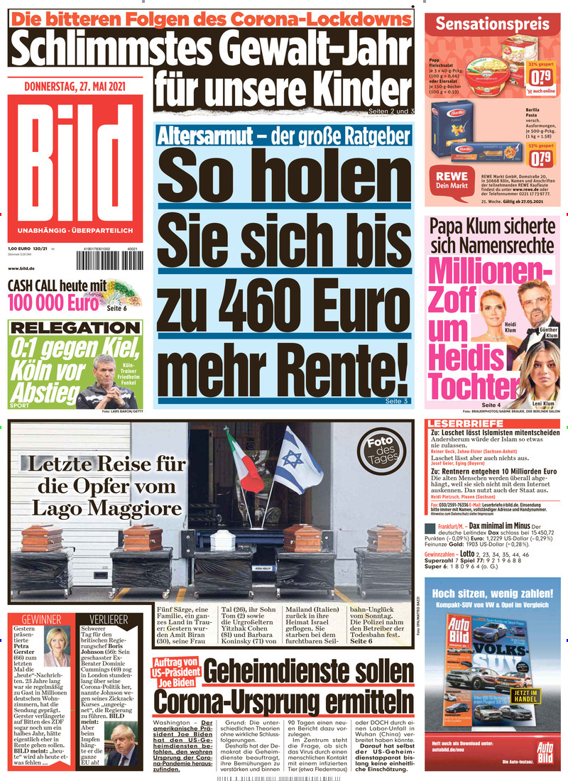 BILD Abo 35% Rabatt auf Mini- & Geschenkabo Presseplus.de
