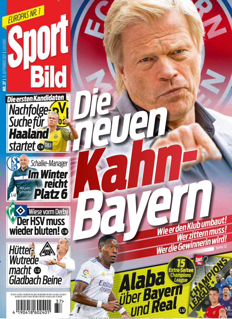 Sport Bild Abo 35% Rabatt auf Mini- & Geschenkabo Presseshop.ch