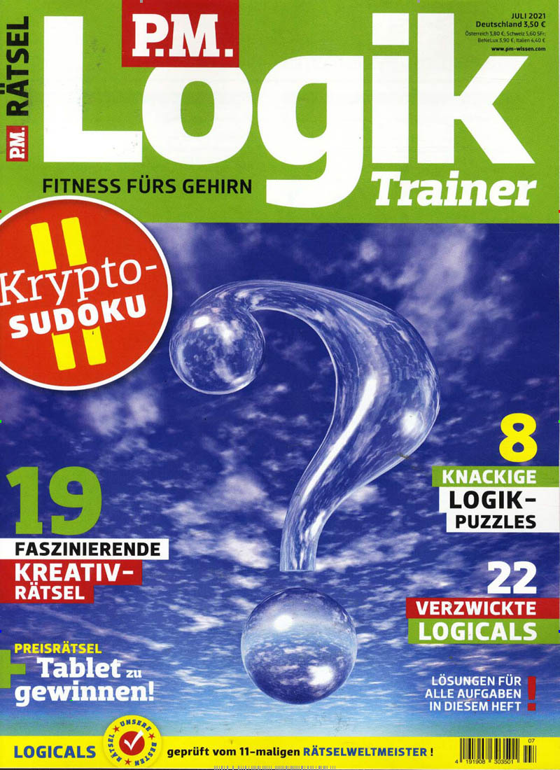 P.M. Logik Trainer Abo 35% Rabatt auf Mini- & Geschenkabo Presseshop.at