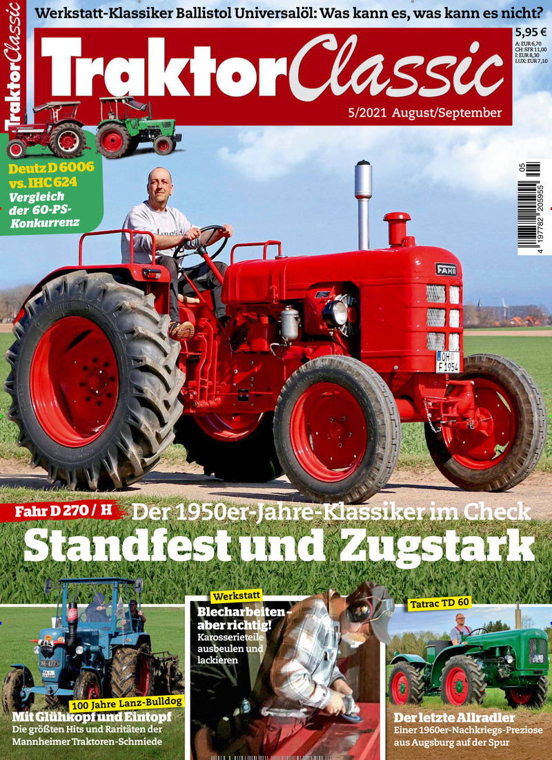 Traktor Classic Abo 35% Rabatt auf Mini- & Geschenkabo Presseshop.at